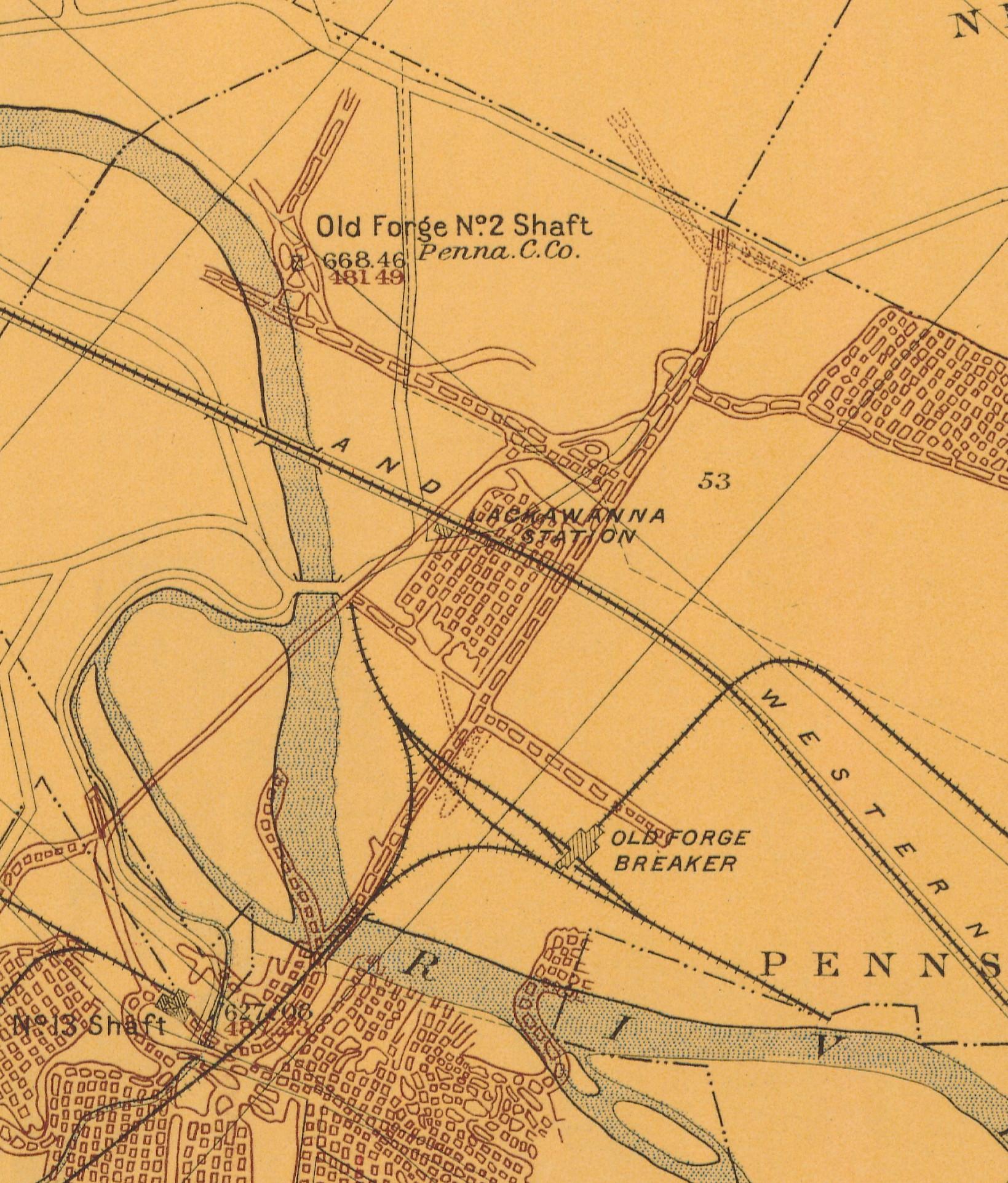 Old Forge Pa Map at Vonda Tong blog